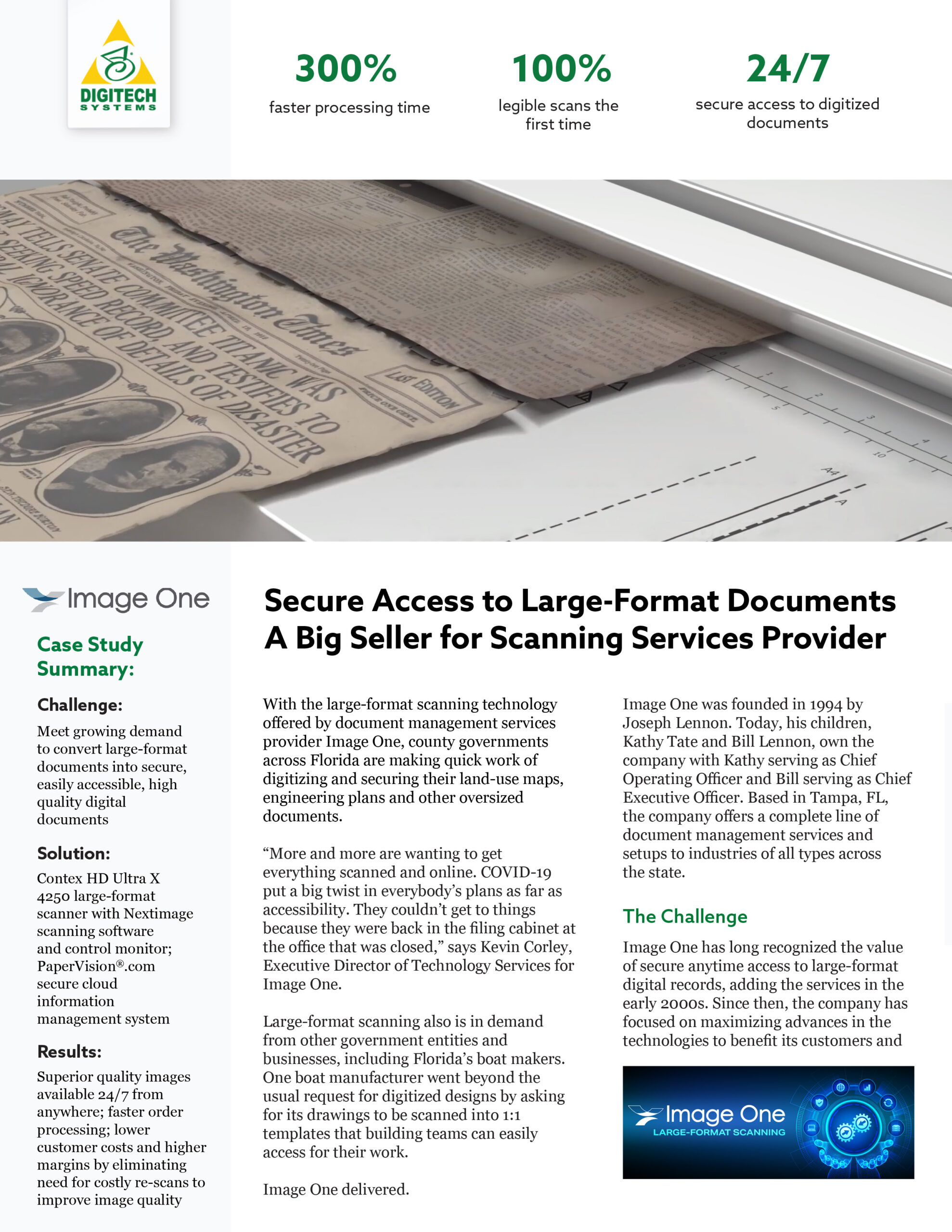 Image One Case Study - Digitech Systems