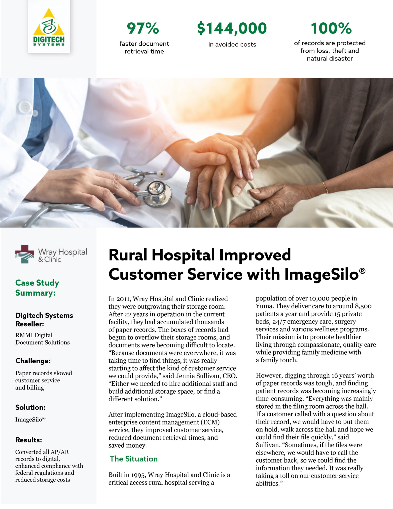 Wray Hospital Case Study - Digitech Systems